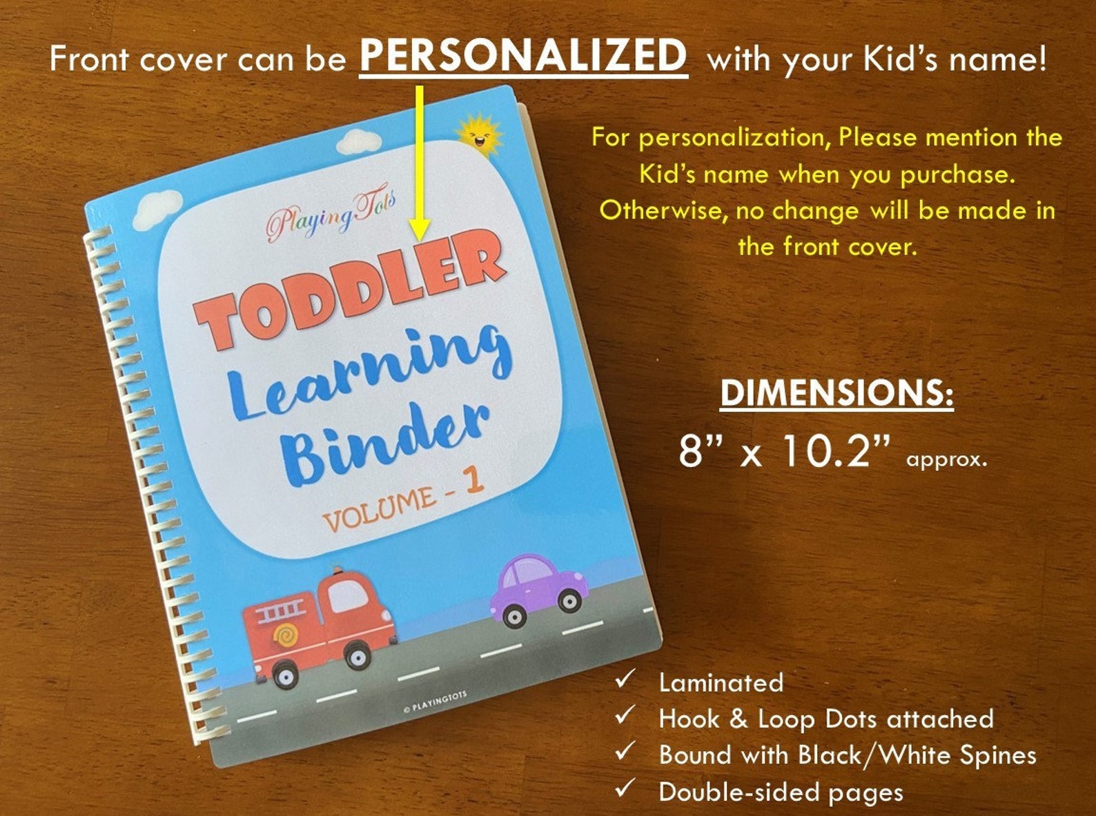 Toddler Learning Binder VOL1 Fully Assembled Toddler Busy - Etsy