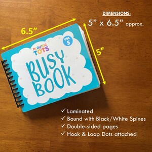 Alphabet and Beginning Sounds, Toddler Mini Busy Book, Fully Assembled ...