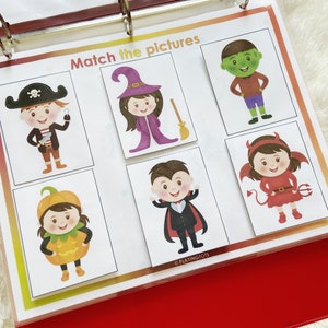 Halloween Busy Book Printable, Halloween Activities for Toddlers, Fall ...