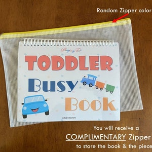 Toddler Busy Book Fully Assembled Learning Binder Quiet - Etsy