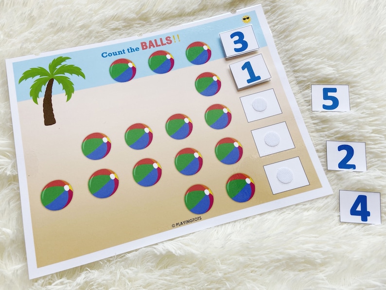 Summer Toddler Busy Book Printable Learning Binder Quiet - Etsy