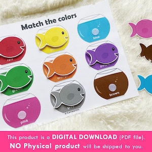 Toddler Busy Book Printable, Learning Binder, Educational Printable ...