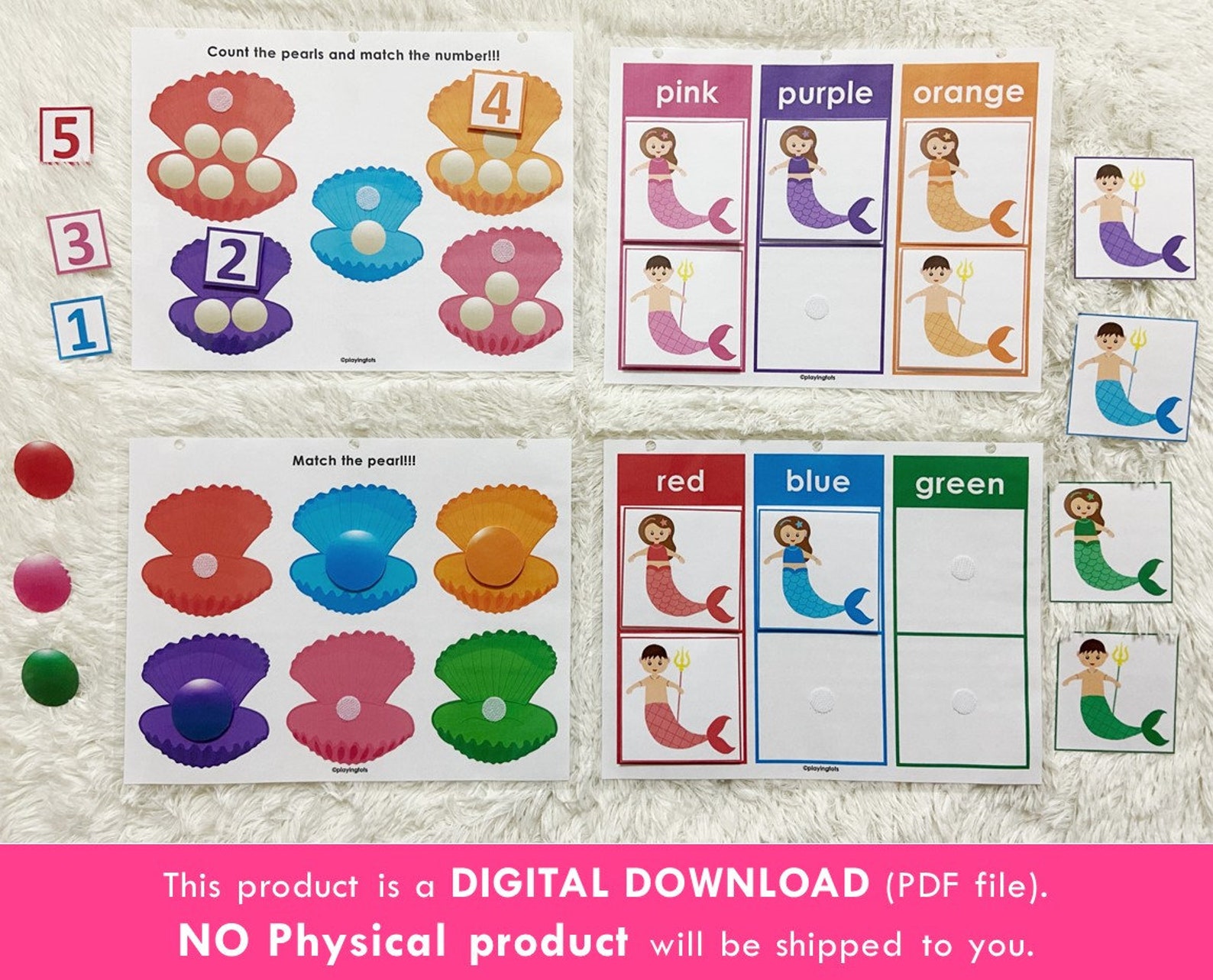 Toddler Busy Book Printable Pack, Toddler Learning Folder, Quiet Book ...