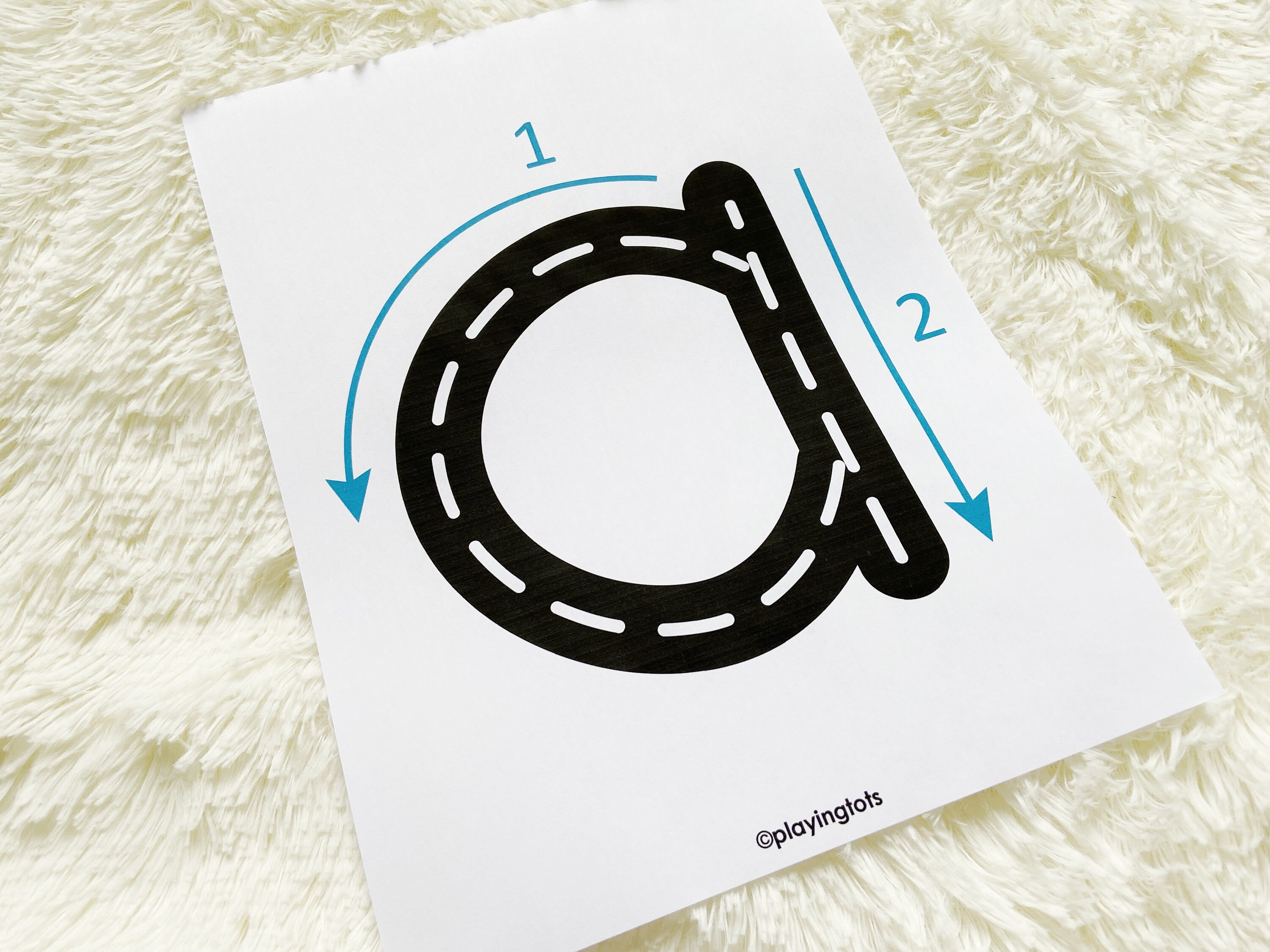 Alphabet Tracing Road Mats Printable Lowercase Letters - Etsy