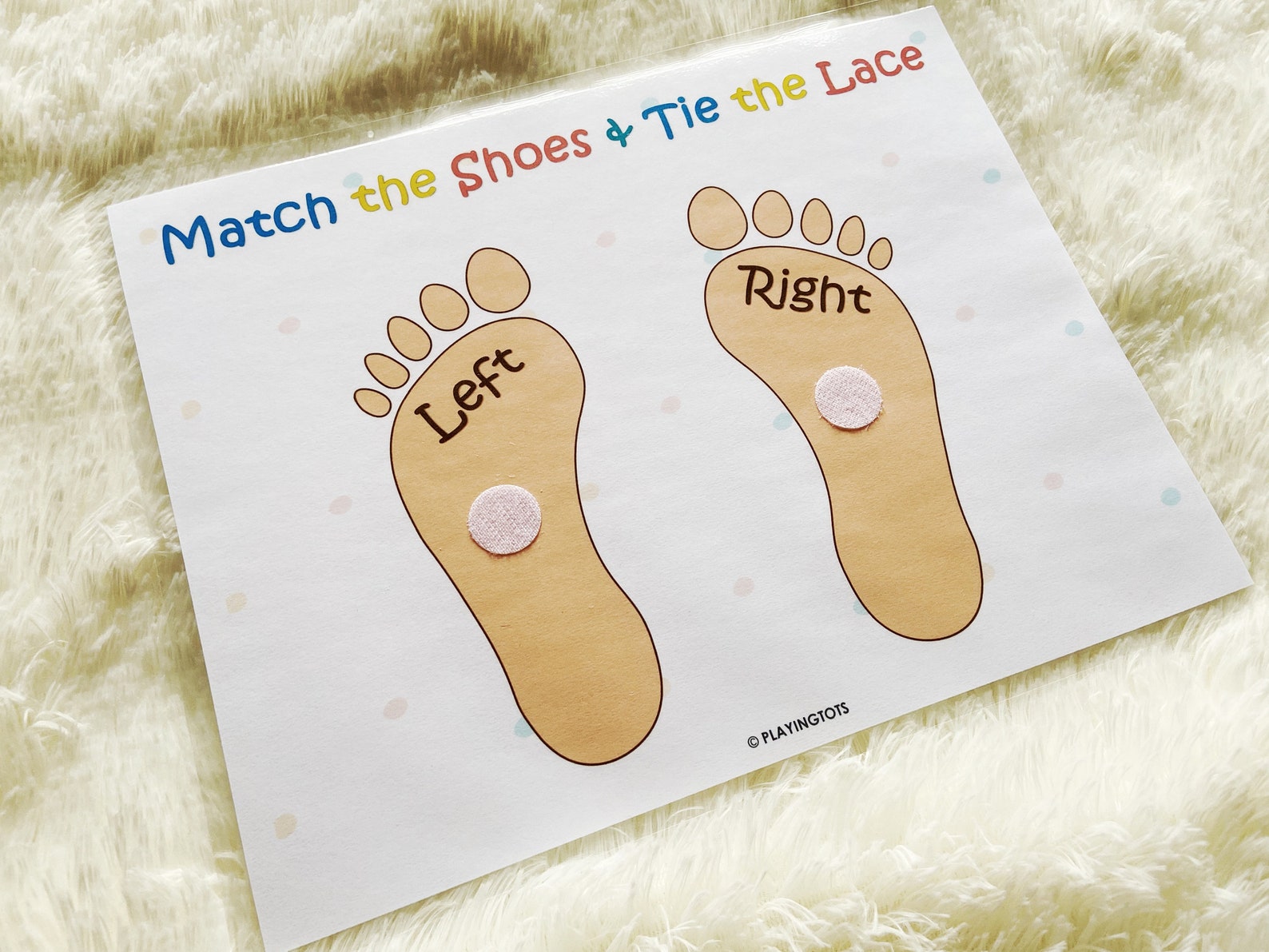 Tie Your Shoes Activity Printable, Tie Shoe Laces, Busy Book Activity ...
