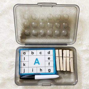 Alphabet Match and Clip Cards Printable, Uppercase and Lowercase ...