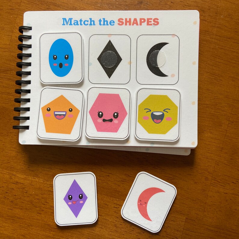 Toddler Mini Busy Book VOL2, Fully Assembled, First Learning Binder ...