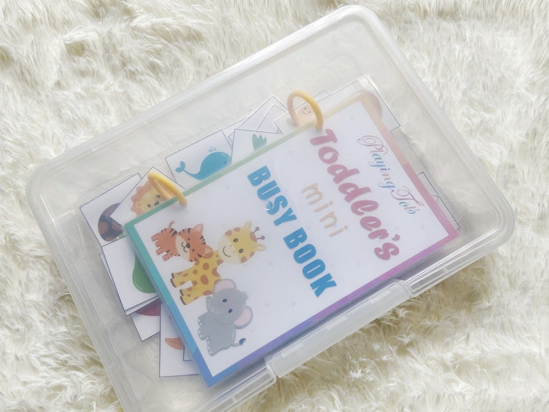 Toddler Mini Busy Book Printable Travel Size Activity Book - Etsy
