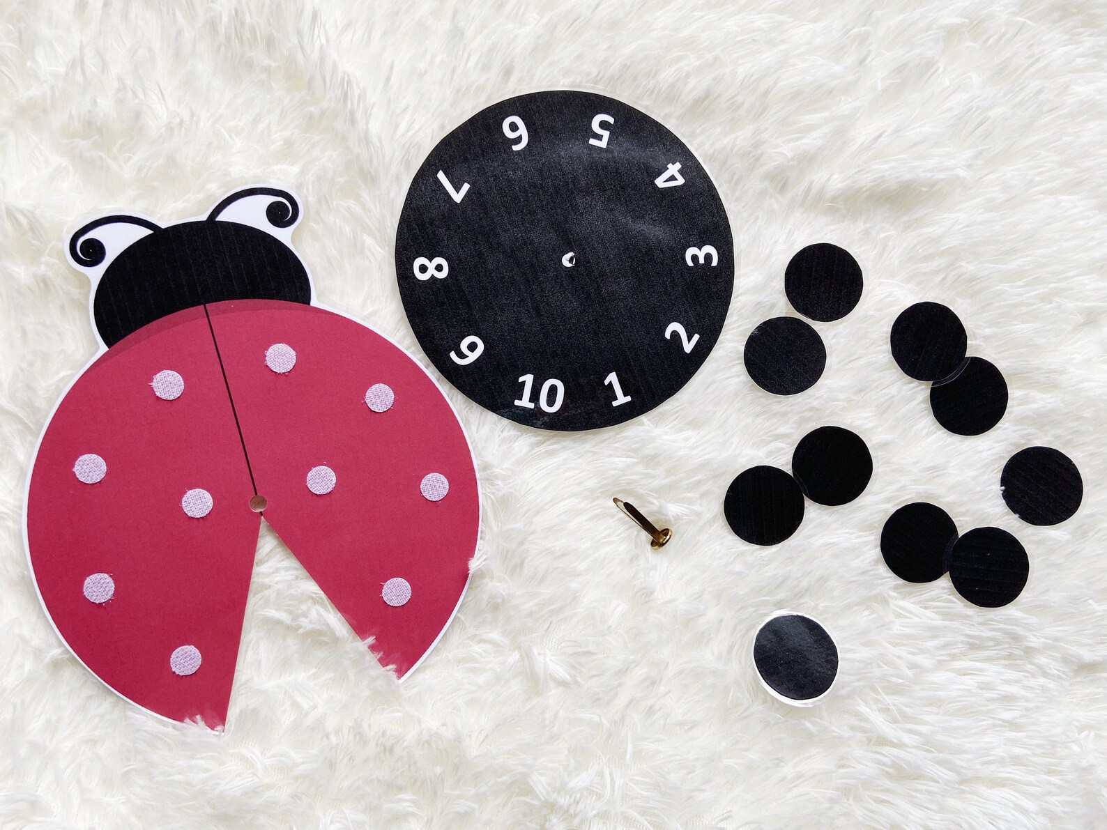 Ladybug Spots Counting Activity Printable, Numbers 1 to 10, Counting ...