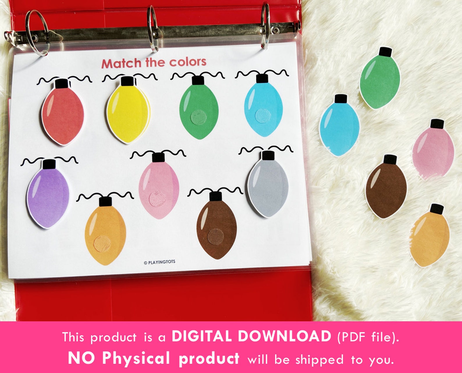 Christmas Toddler Busy Book Printable Winter Learning Binder - Etsy