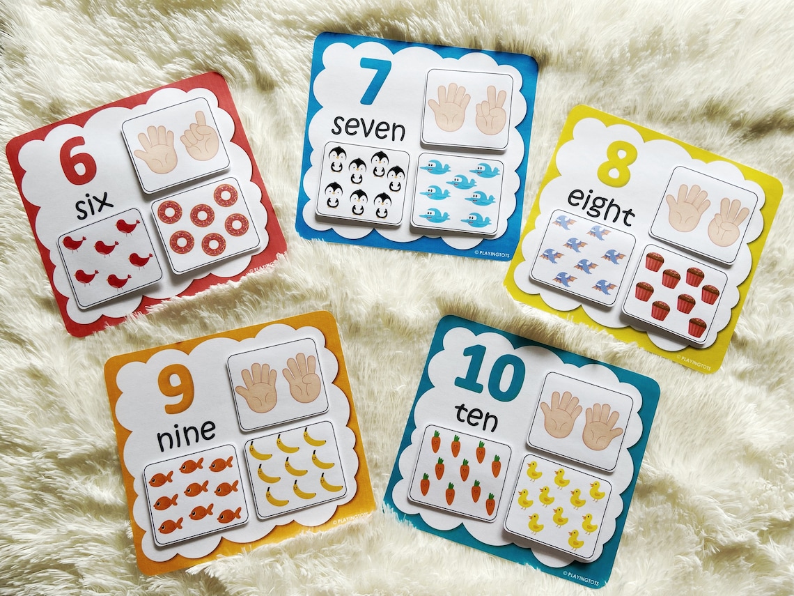 Counting Practice Activity Printable Learn to Count - Etsy