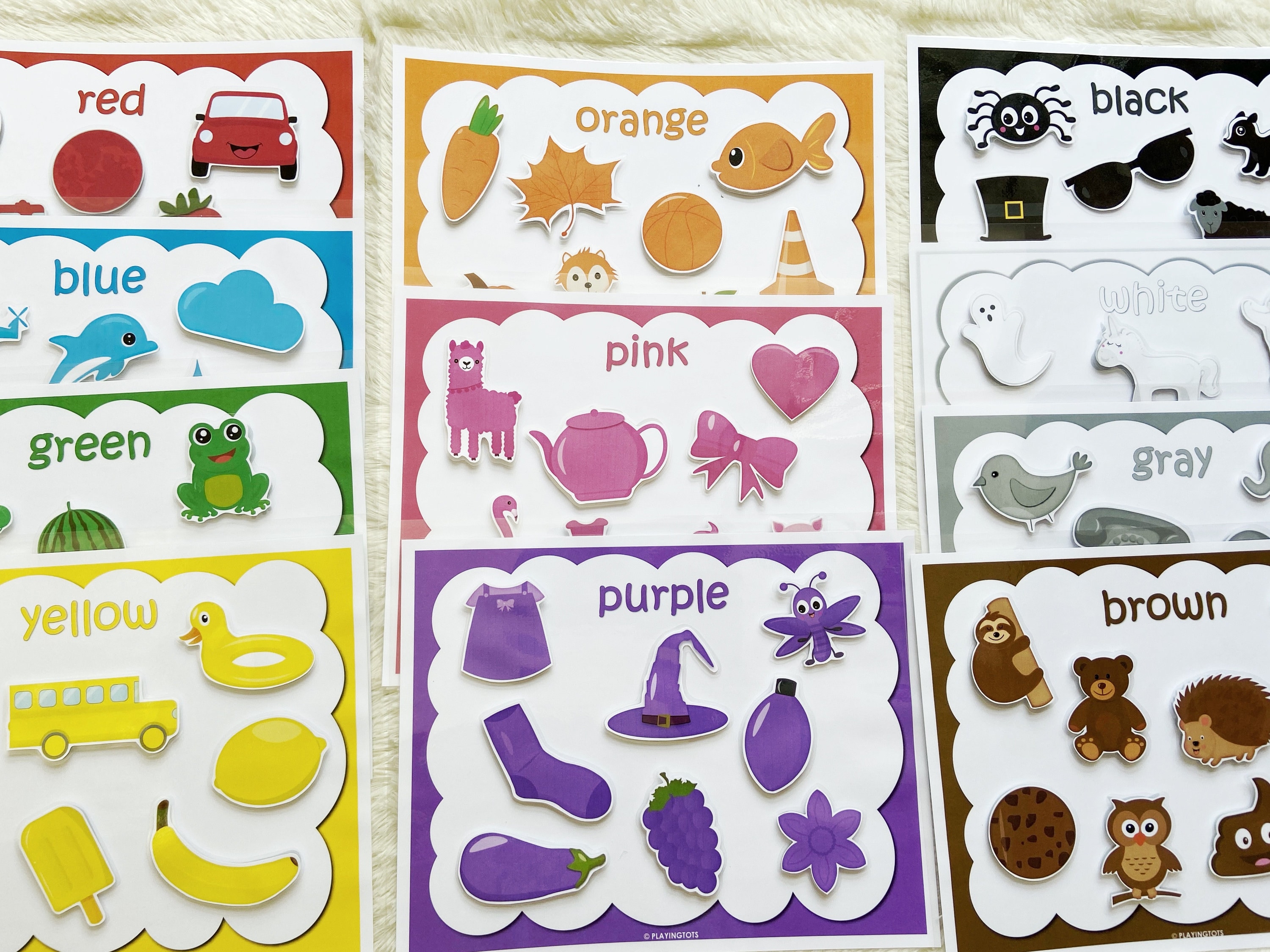 Colors Busy Book Printable Toddler Busy Book Learning - Etsy Australia