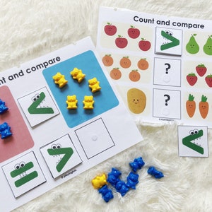 Math Preschool Learning Binder Printable, Numbers Busy Book, Quiet Book ...