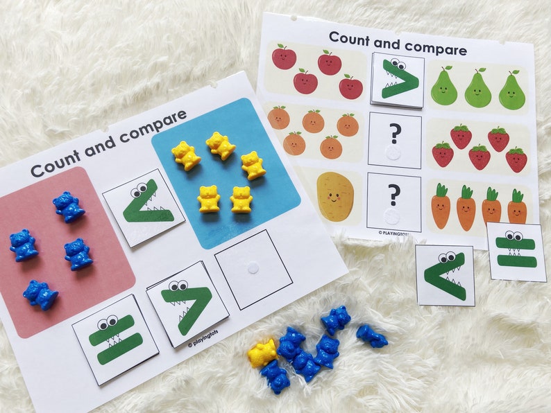 Math Preschool Learning Binder Printable Numbers Busy Book | Etsy