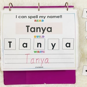 Editable 5 Letter Name Spelling Practice Activity Printable, Name ...