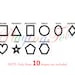 Shapes Tracing Road Mats Printable, 2D Shapes Recognition, Toddlers ...