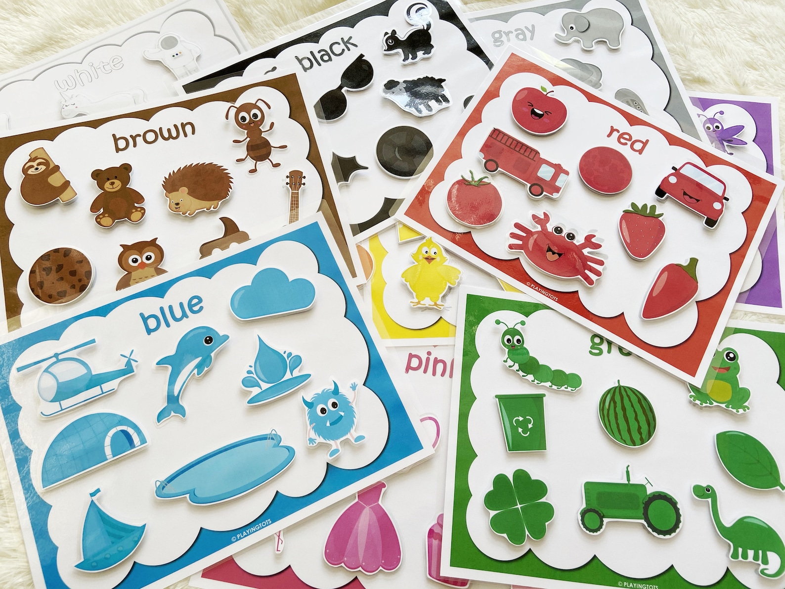 Colors Busy Book Printable Toddler Busy Book Learning - Etsy