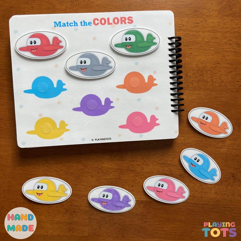 Toddler Busy Book, Fully Assembled, Learning Binder, Quiet Book ...