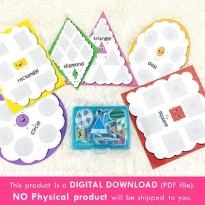 Shapes Pictures Sorting Activity Printable, Sort by Shape, Shapes ...