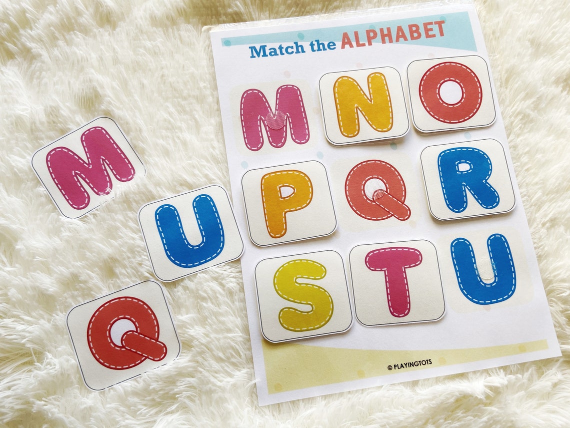 Matching Activities Printable Toddler Busy Book Pages - Etsy