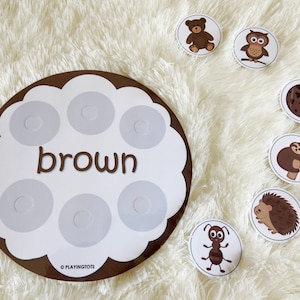 Colors Matching Activity Printable, Learn the Colors, Color Sorting ...