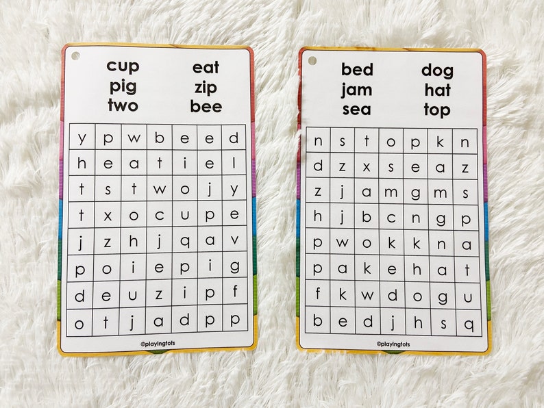 Word Search Activity Printable 3 Letter Words Words Games - Etsy