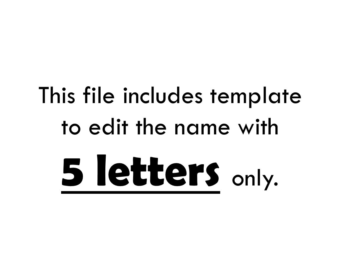 Editable 5 Letter Name Spelling Practice Activity Printable - Etsy Editable 5 Letter Name Spelling Practice Activity Printable - Etsy