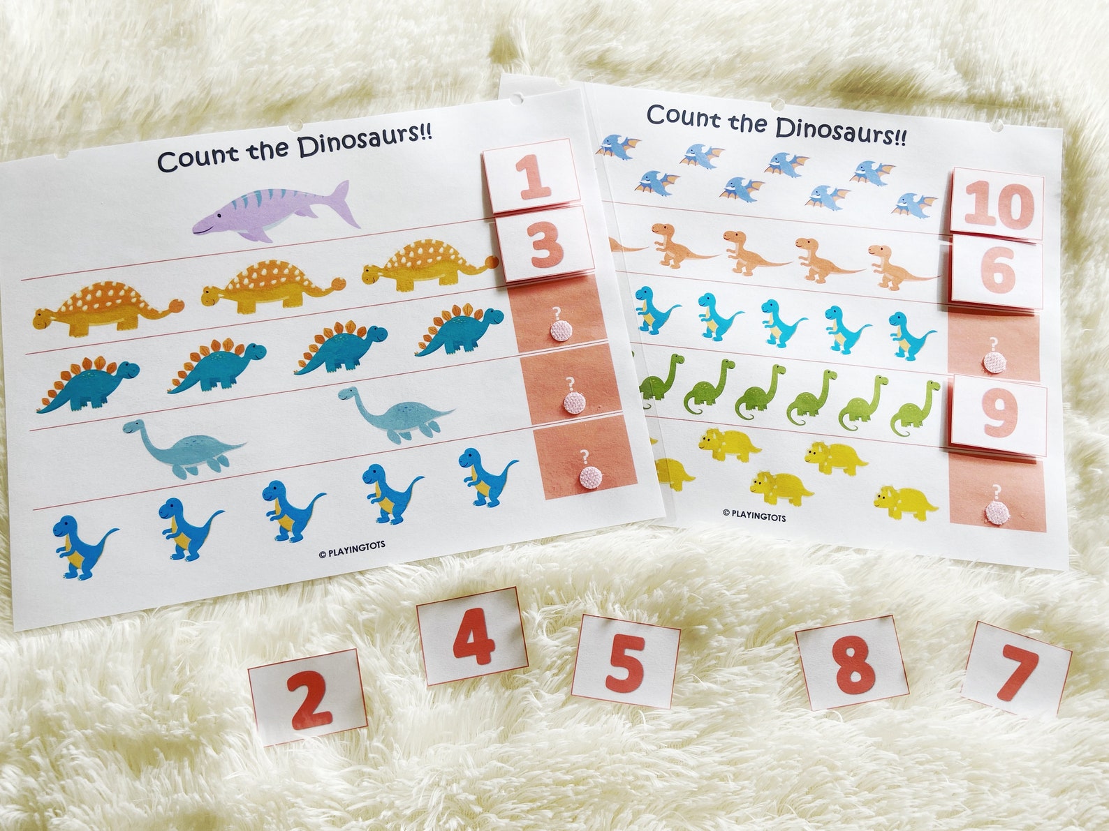 Dinosaur Toddler Busy Book Printable Learning Binder - Etsy