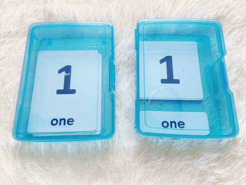 Number Flashcards Printable Numbers 0 to 10 Cards Montessori - Etsy