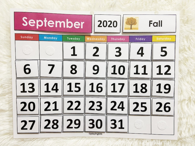 Calendar Printable Morning Circle Time Activity Binder - Etsy Canada