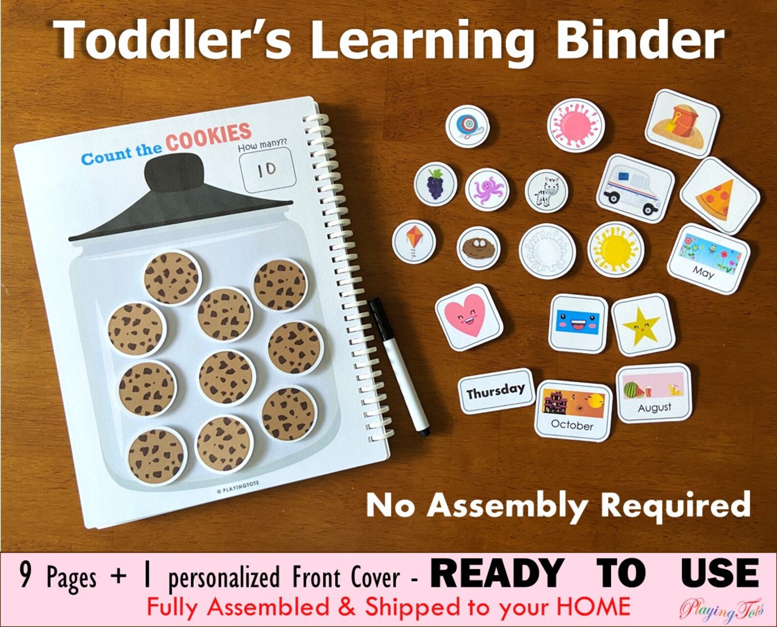 Toddler Learning Binder VOL2 Fully Assembled Toddler Busy - Etsy