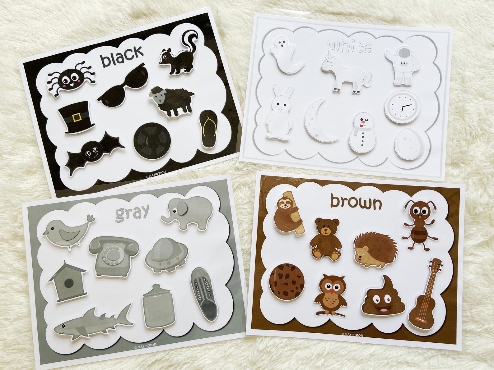 Colors Busy Book Printable Toddler Busy Book Learning - Etsy