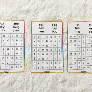 Word Search Activity Printable 3 Letter Words Words Games - Etsy