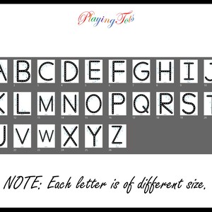 Alphabet Tracing Road Mats Printable, Uppercase Letters Writing ...