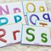 Alphabet Playdoh Cards Printable, Uppercase and Lowercase Letters ...