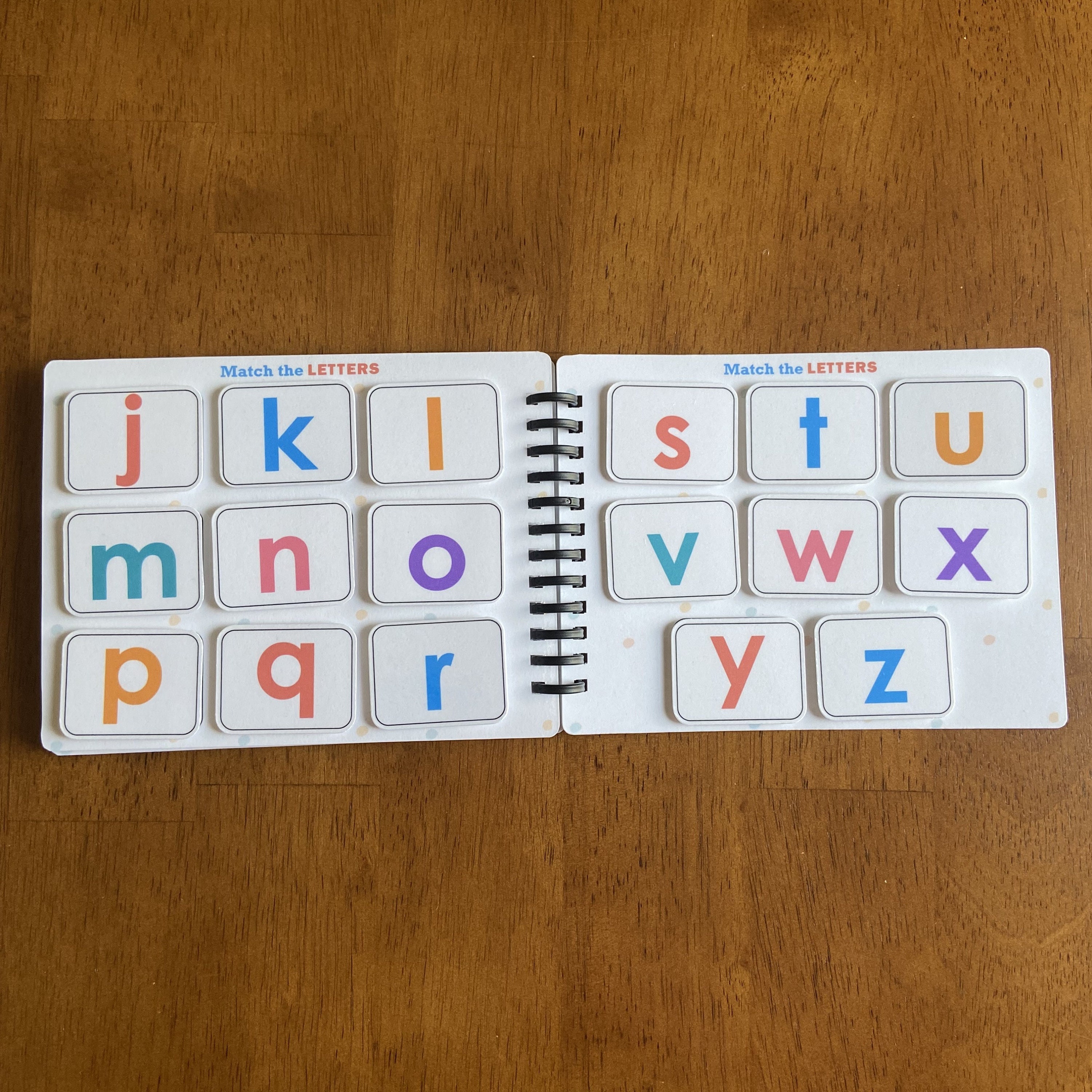 Alphabet Toddler Mini Busy Book VOL10, Fully Assembled, First Learning ...