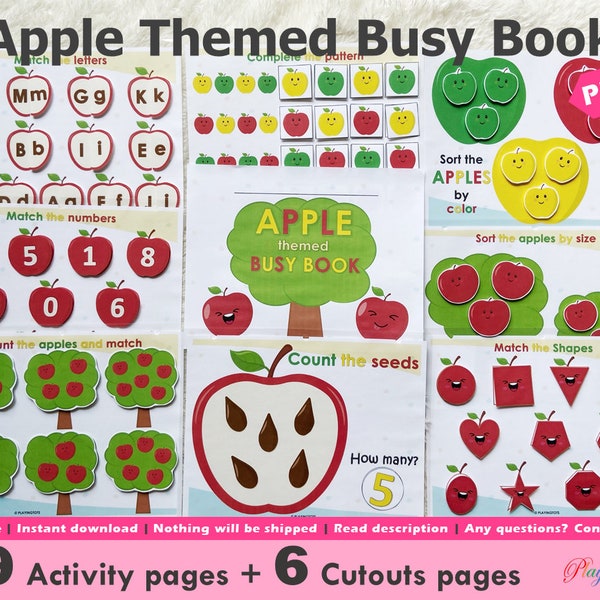 Busy Book Printable - Etsy