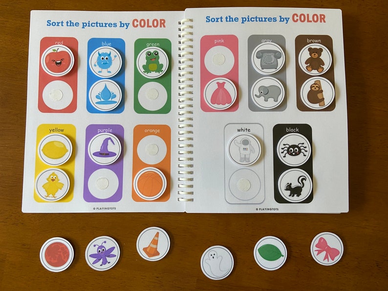 Toddler Learning Binder VOL1 Fully Assembled Toddler Busy - Etsy