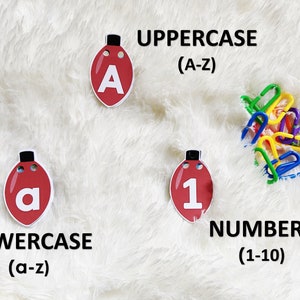 Christmas Toddler Activities Printable, Alphabet Linking, Numbers ...