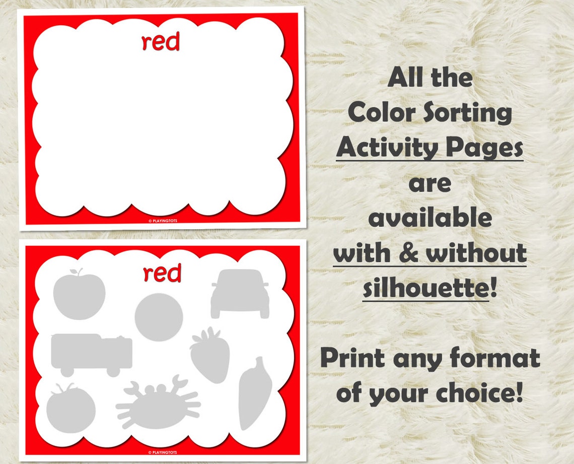Colors Busy Book Printable Toddler Busy Book Learning - Etsy