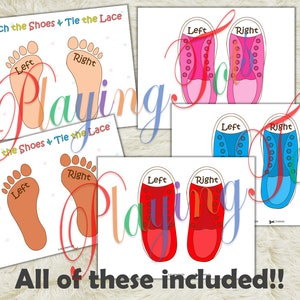 Tie Your Shoes Activity Printable, Tie Shoe Laces, Busy Book Activity ...