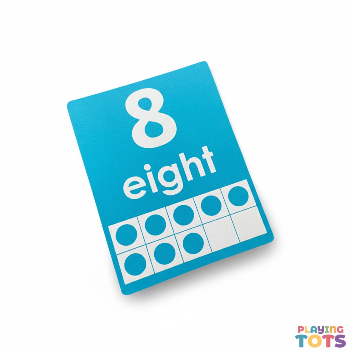 Ten Frames Flash Cards Printable, Ten Frame Math, Learn to Count ...