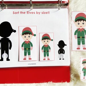 Christmas Toddler Busy Book Printable, Winter Learning Binder, Holiday ...