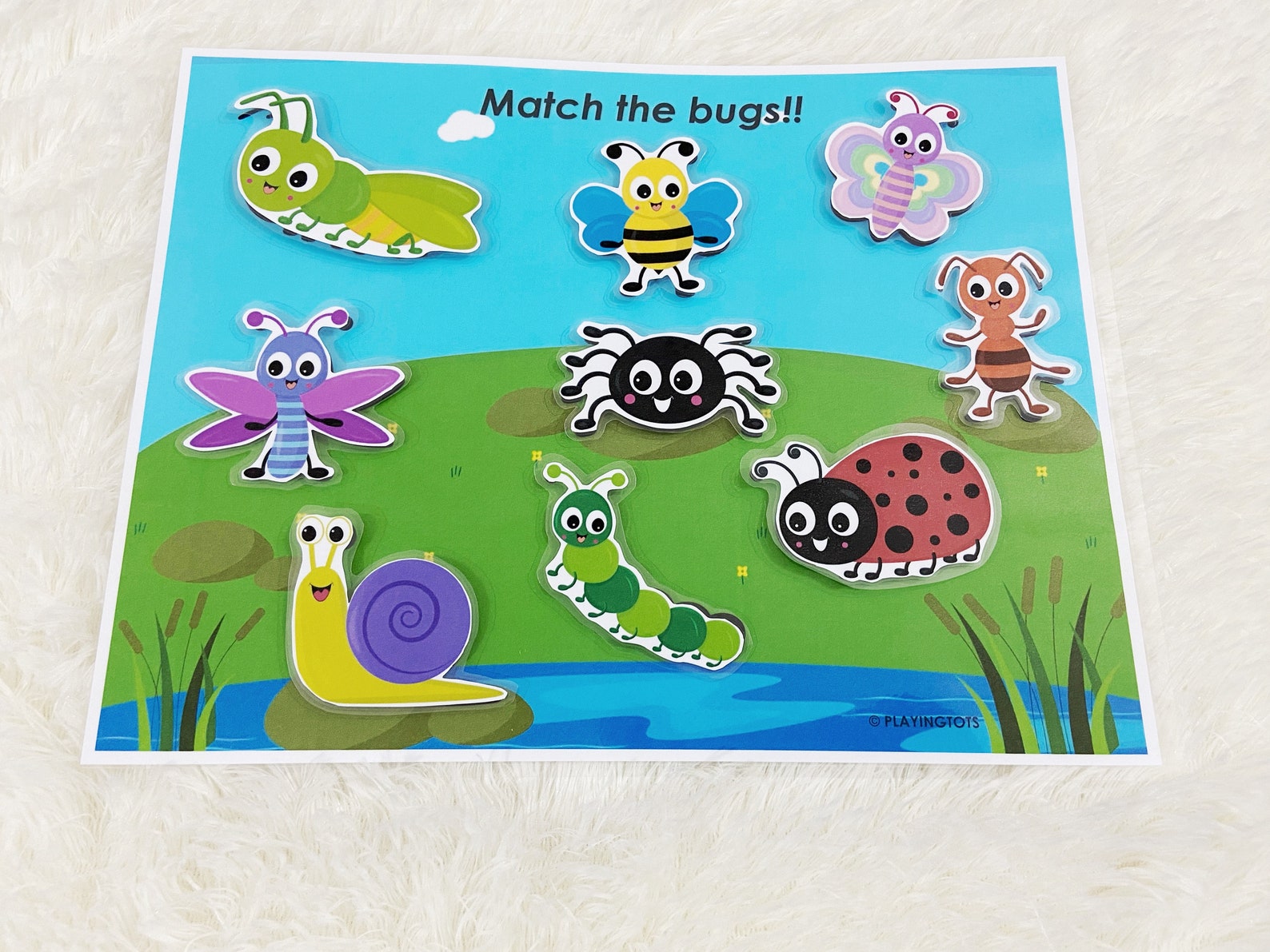 Bugs Matching Activities Printable, Shadow or Silhouette Matching ...