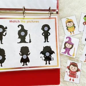 Halloween Busy Book Printable, Halloween Activities for Toddlers, Fall ...