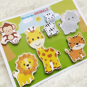 Animals Shadow Matching Activity Printable, Bugs Silhouette Toddler ...