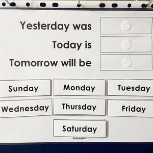 Morning Workbook Printable, Seasons, Weather, Days of the Week ...