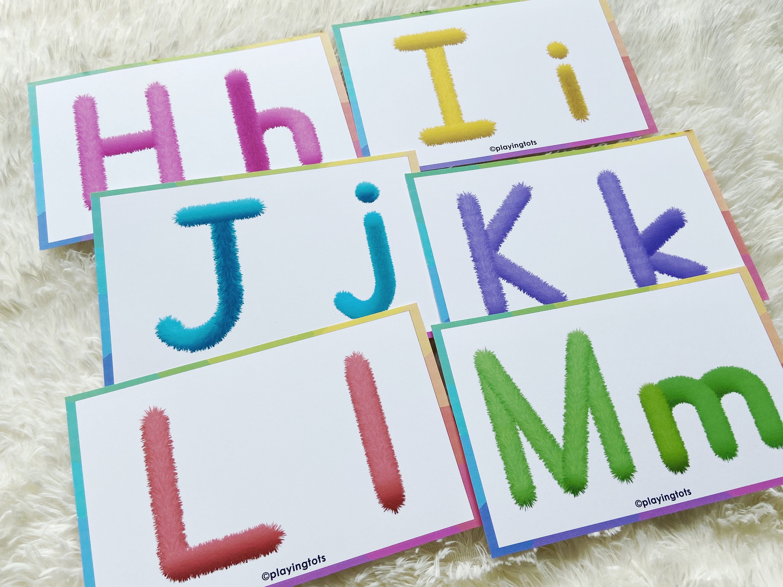 Alphabet Playdoh Cards Printable Uppercase and Lowercase - Etsy