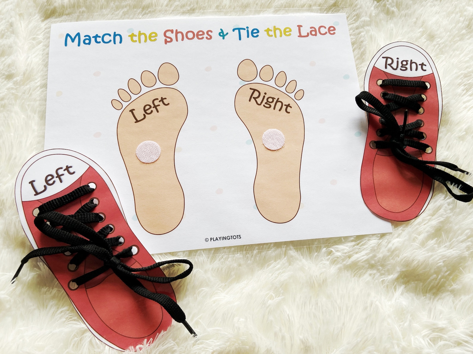 Tie Your Shoes Activity Printable Tie Shoe Laces Busy Book - Etsy