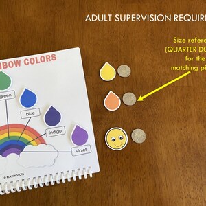 Toddler Busy Book Fully Assembled Learning Binder Colors - Etsy